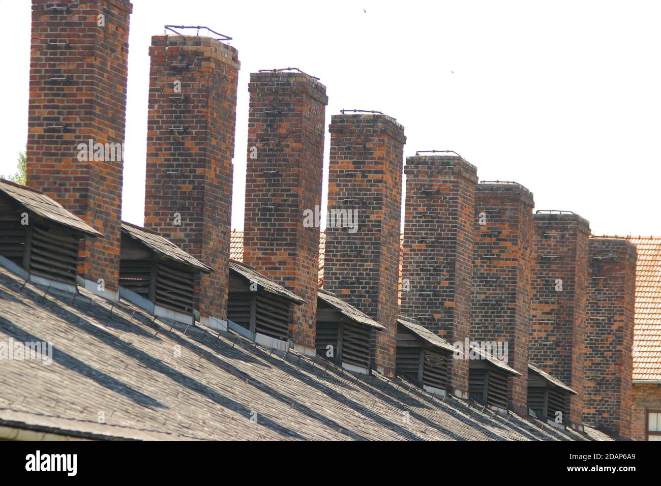 Chimneys auschwitz concentration camp hi-res stock photography and ...