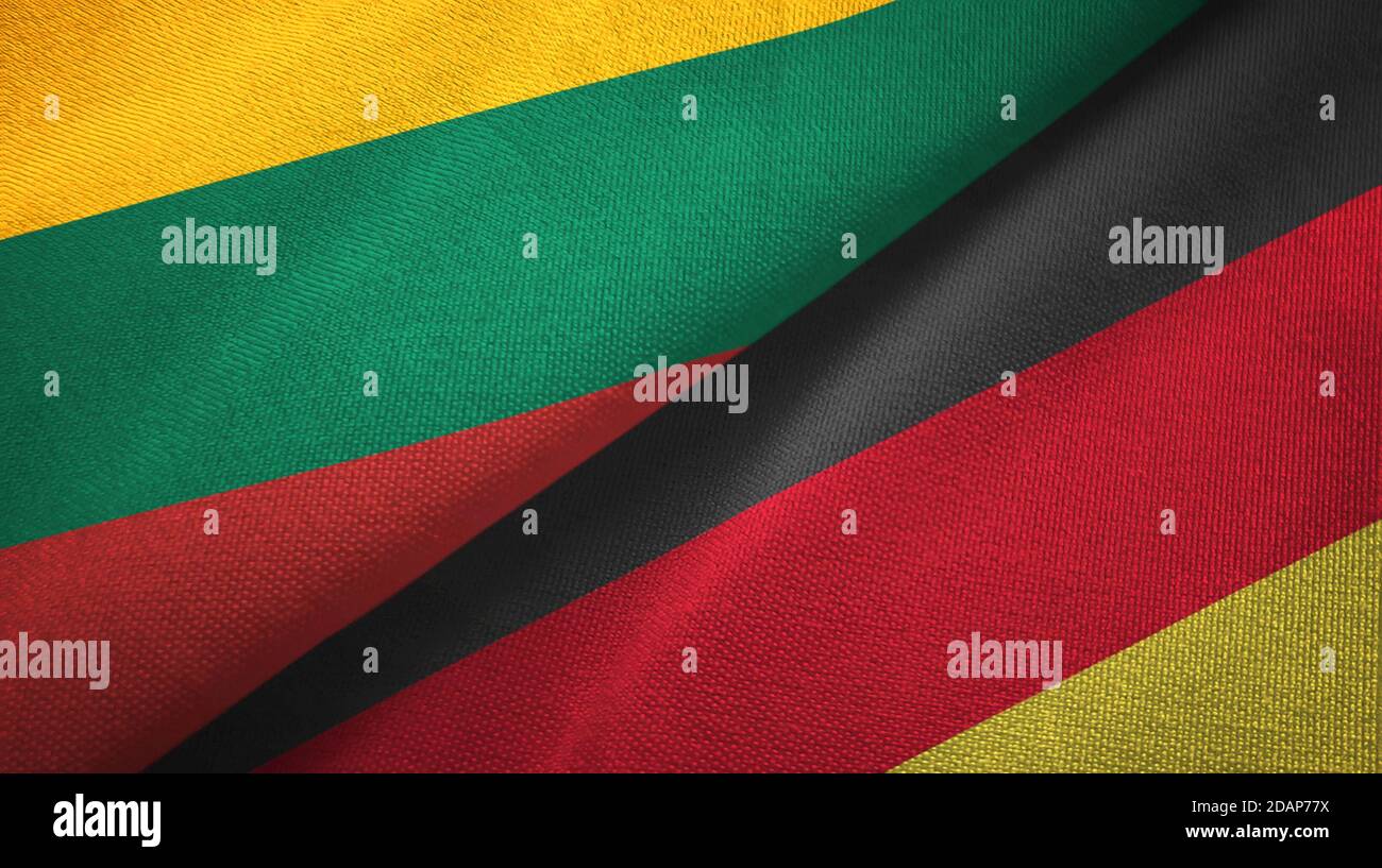Germany lithuania flag hi-res stock photography and images - Alamy
