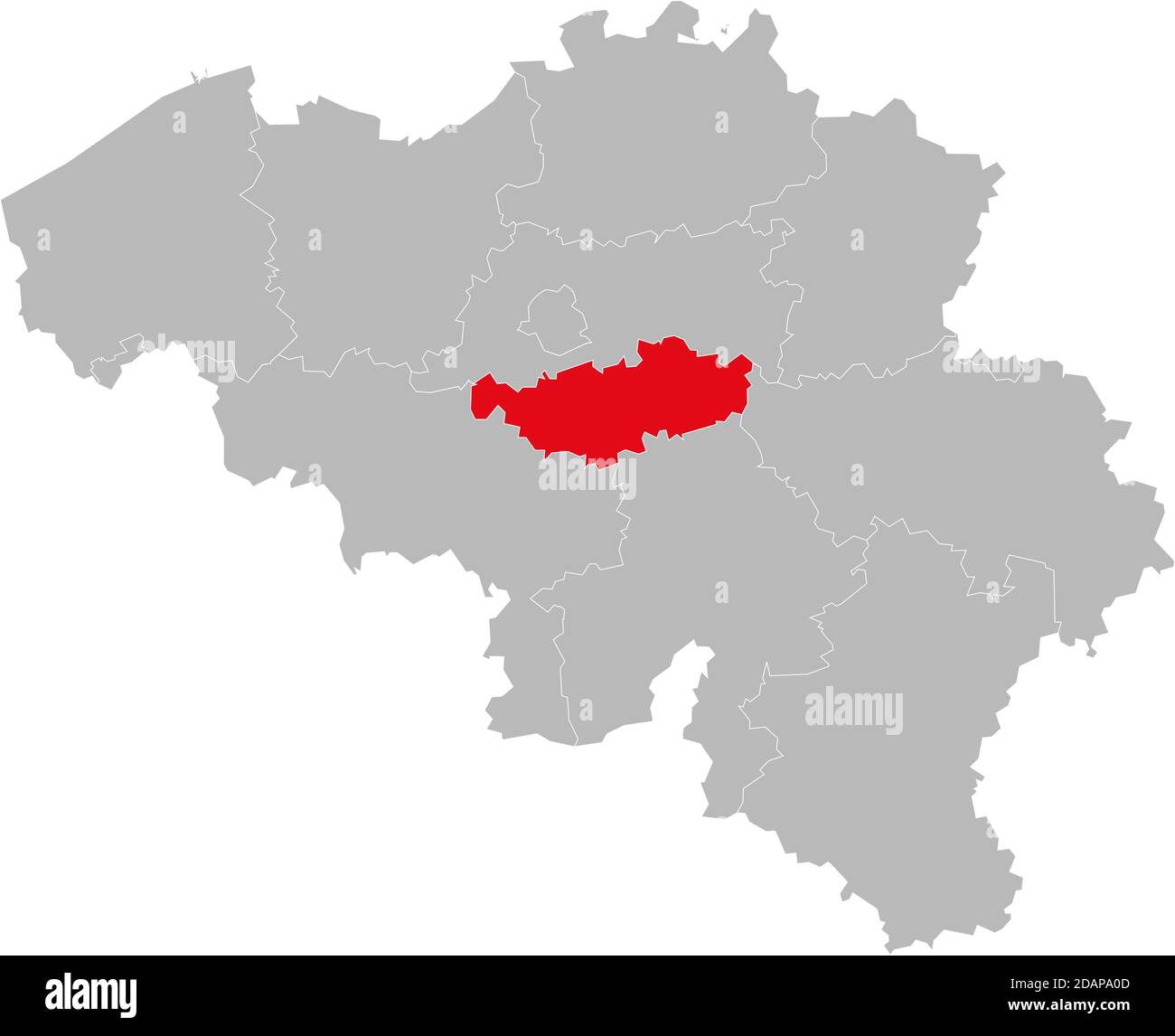 Flag of walloon brabant Stock Vector Images - Alamy