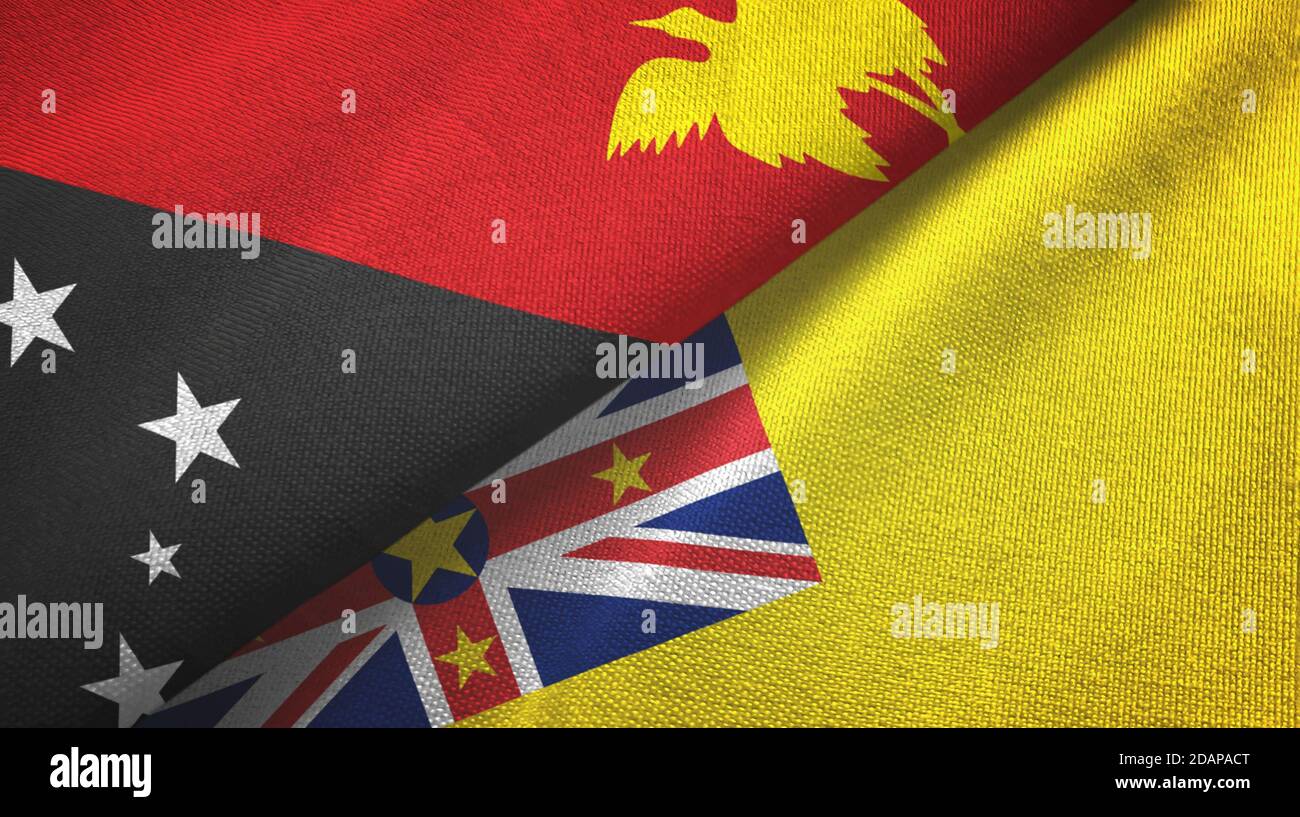Papua new guinea niue flags hi-res stock photography and images - Alamy