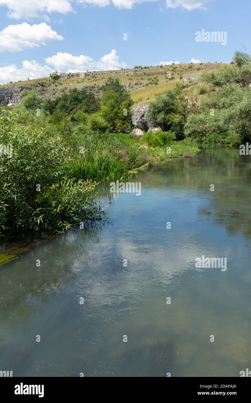 Iskar Panega Geopark along the Gold Panega River, Bulgaria Stock Photo ...