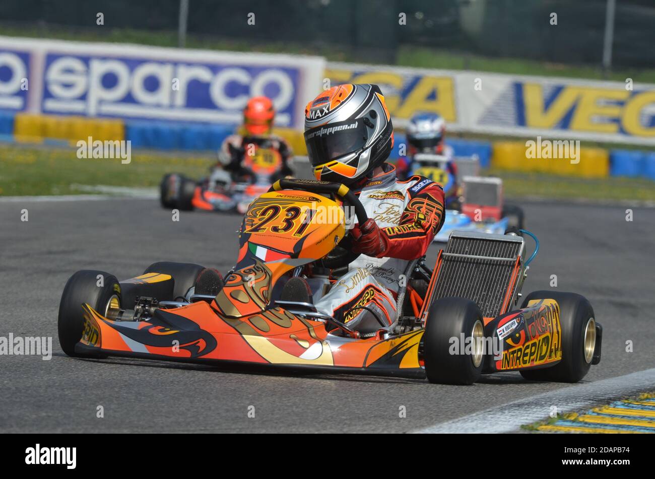 Max Verstappen's international karting career Stock Photo - Alamy
