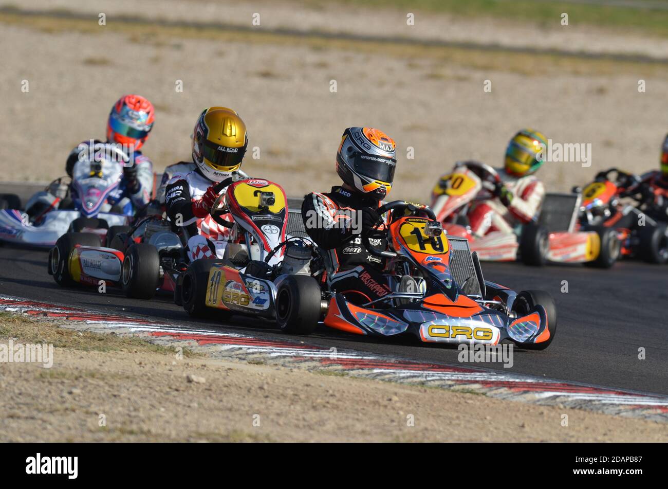 Max Verstappen's international karting career, seen here leading ...