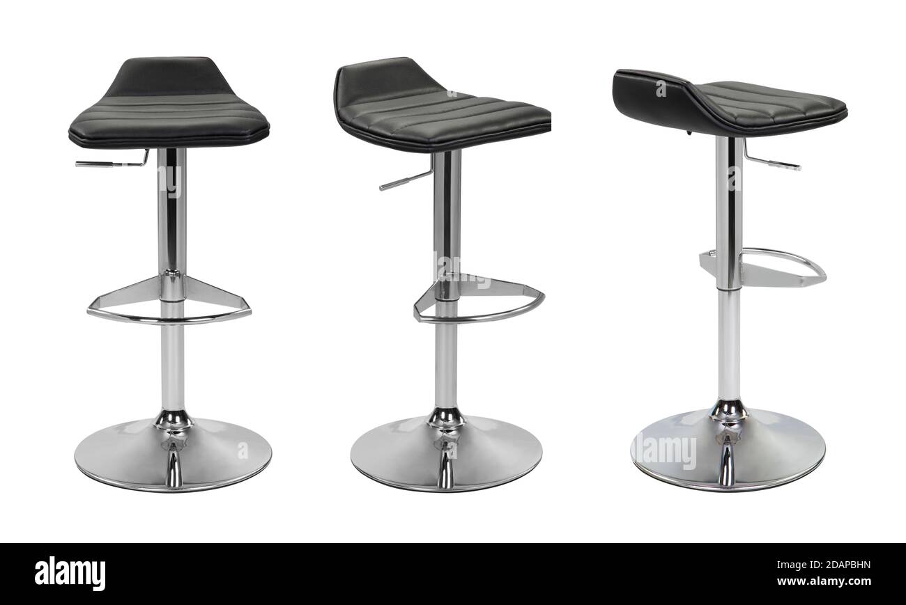 kitchen bar chair on white background Stock Photo - Alamy