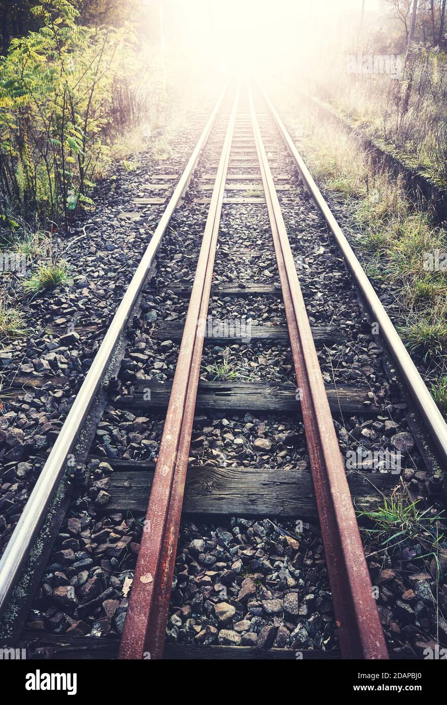 Light on railway tracks hi-res stock photography and images - Alamy