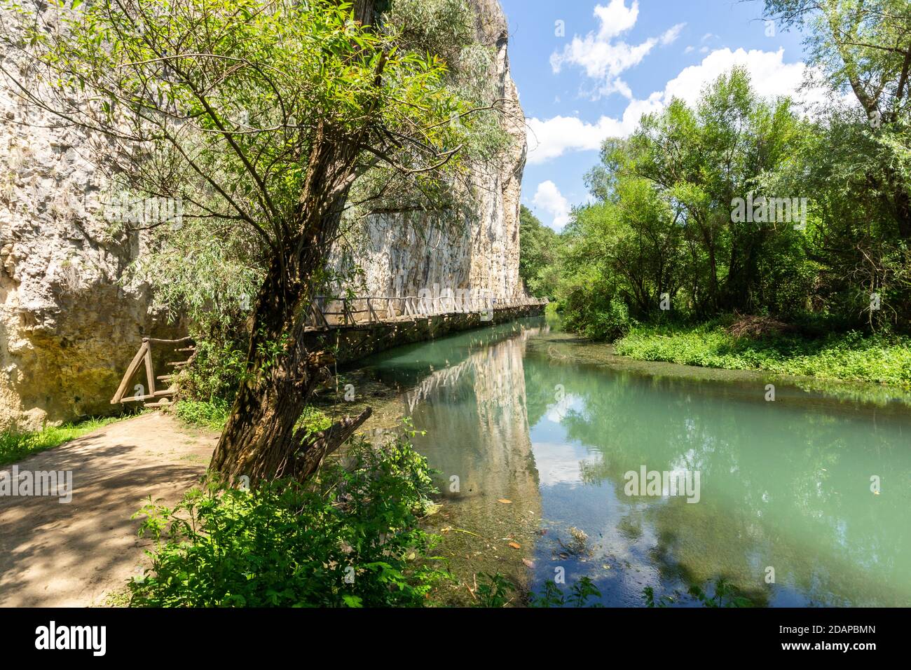 Iskar Panega Geopark along the Gold Panega River, Bulgaria Stock Photo ...