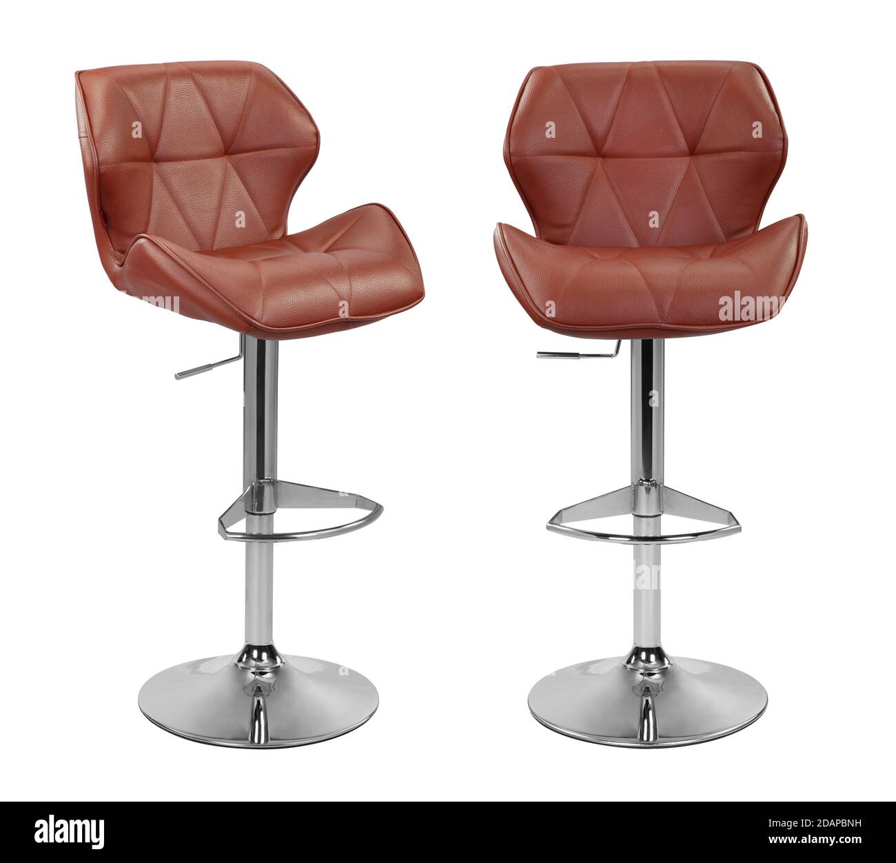 kitchen bar chair on white background Stock Photo - Alamy