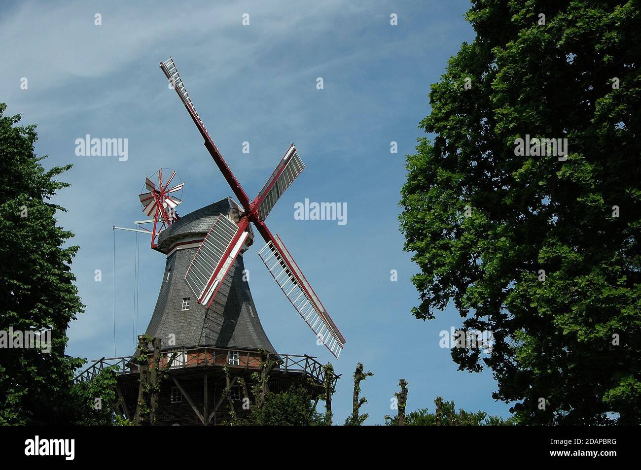 windmill in bremen Stock Photo - Alamy