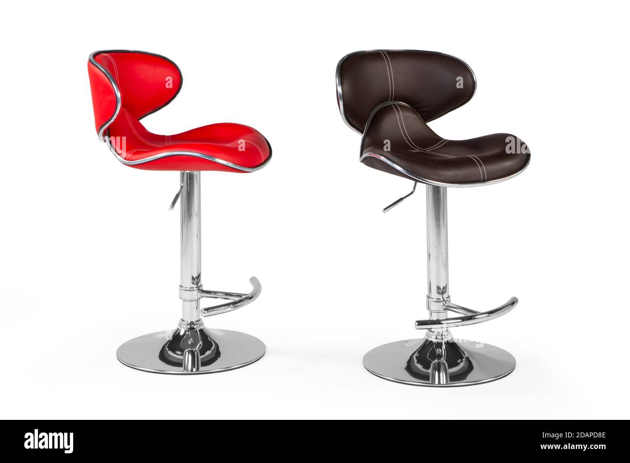 kitchen bar chair on white background Stock Photo - Alamy