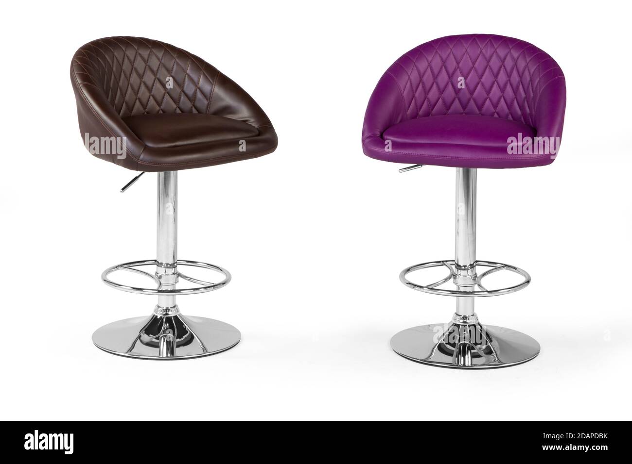 kitchen bar chair on white background Stock Photo - Alamy