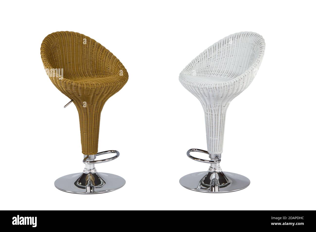 kitchen bar chair on white background Stock Photo - Alamy