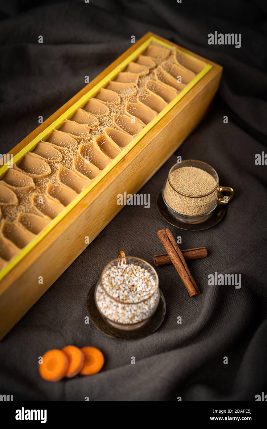 Fresh made bar of natural soap Stock Photo - Alamy