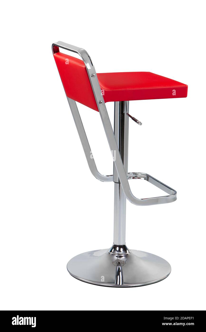 kitchen bar chair on white background Stock Photo - Alamy