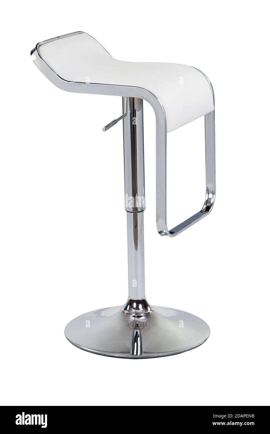 kitchen bar chair on white background Stock Photo - Alamy