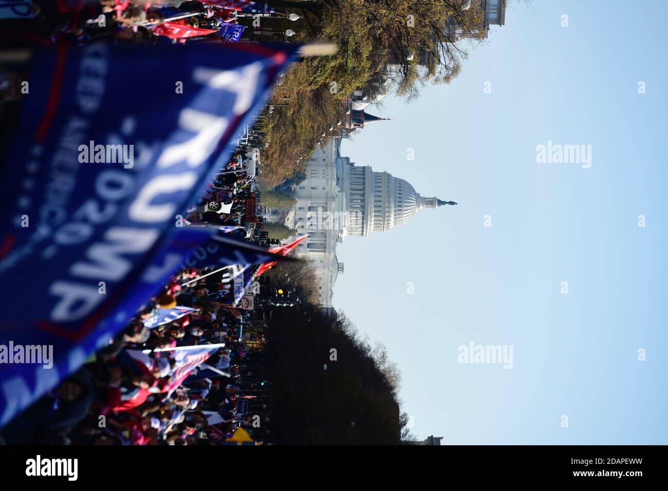 Trump supporters march down Pennsylvania Avenue, Northwest to Freedom ...