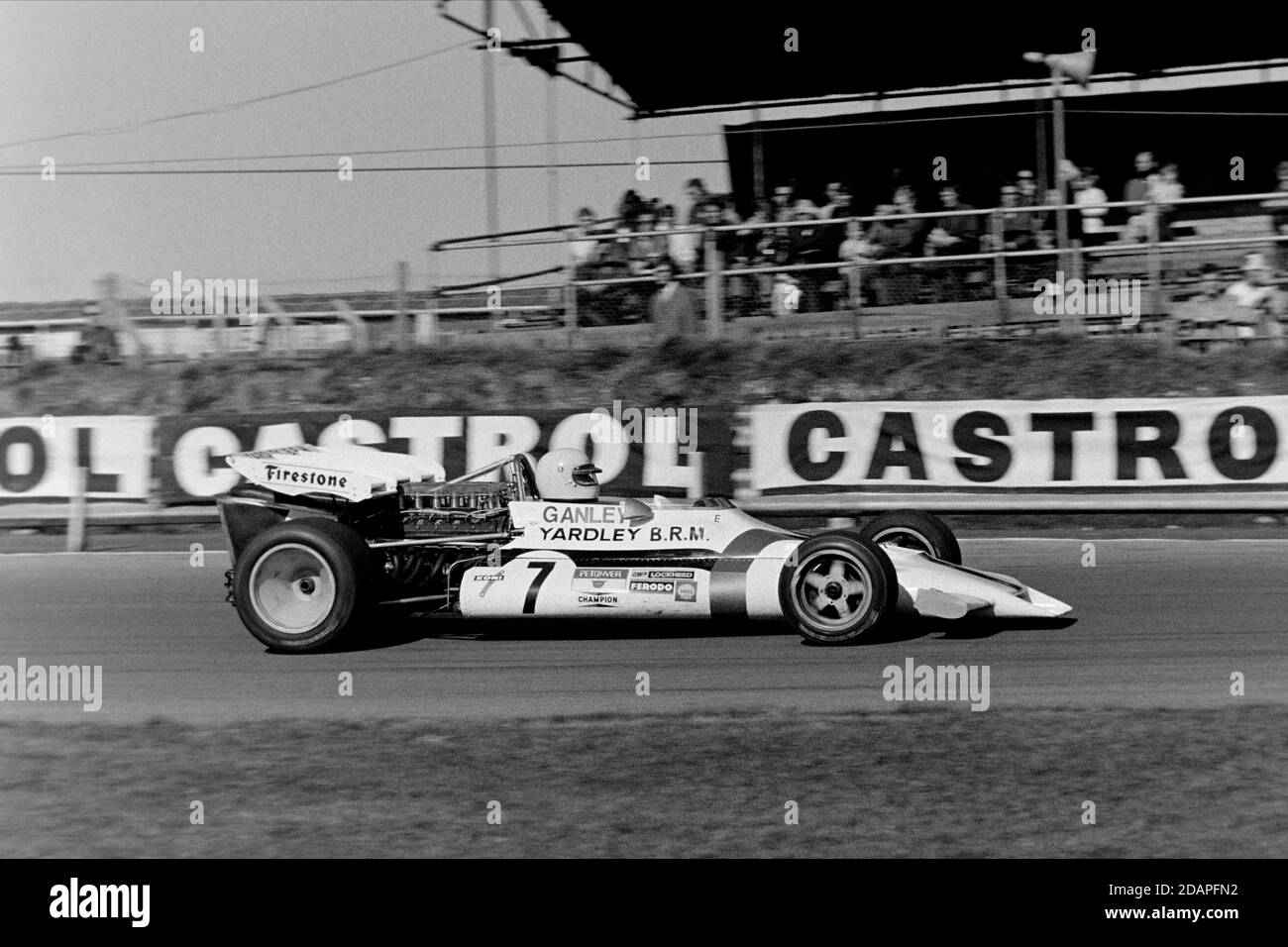 Brands Hatch England, Howden Ganley from New Zealand at the ill fated ...