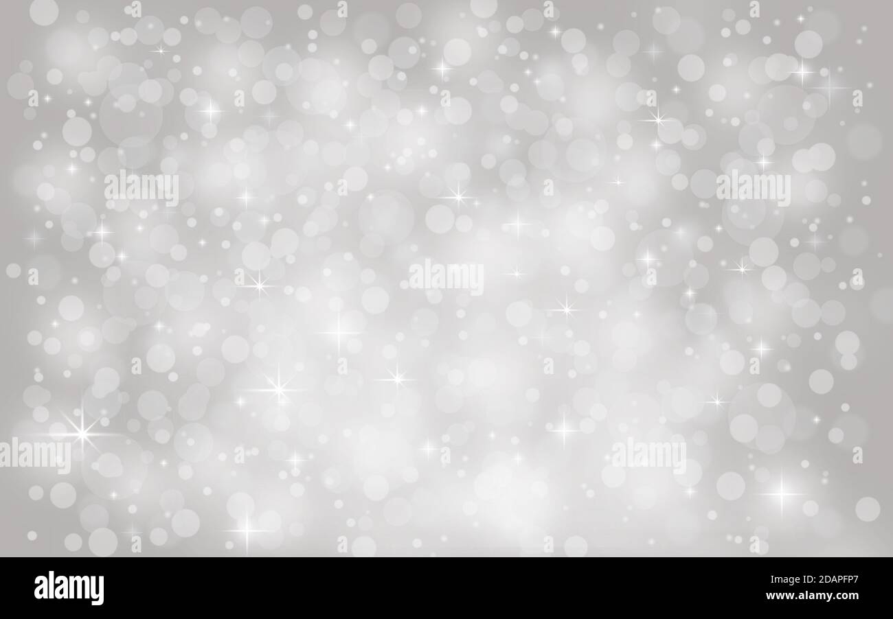 Silver abstract snow falling winter christmas holiday background Stock ...