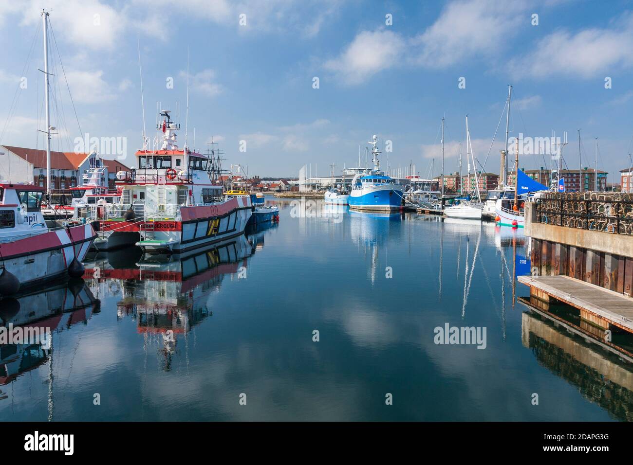 The boat marina at Hartlepool,England,UK Stock Photo - Alamy