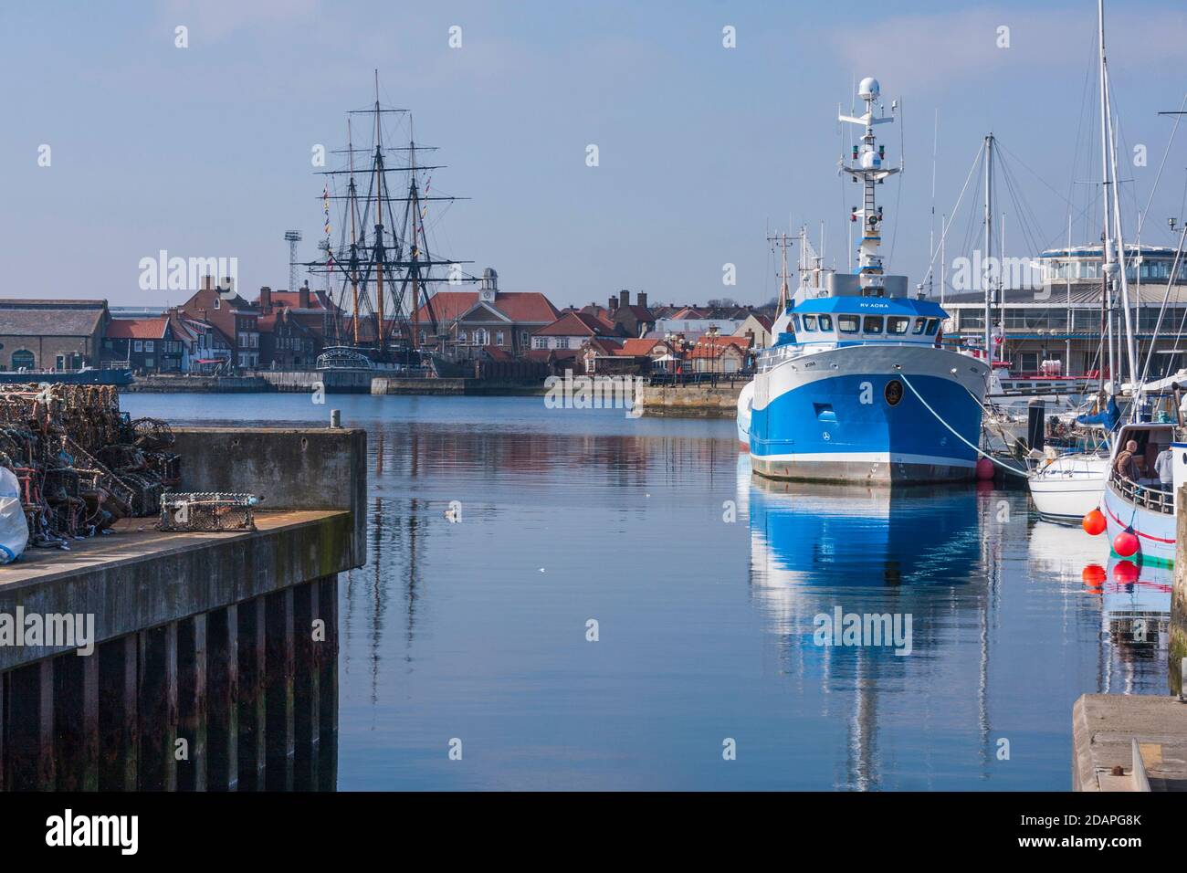 The boat marina at Hartlepool,England,UK Stock Photo - Alamy