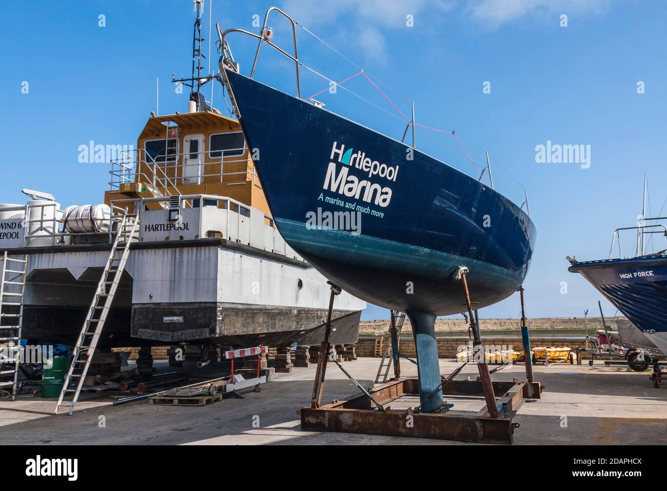 The boat marina at Hartlepool,England,UK Stock Photo - Alamy