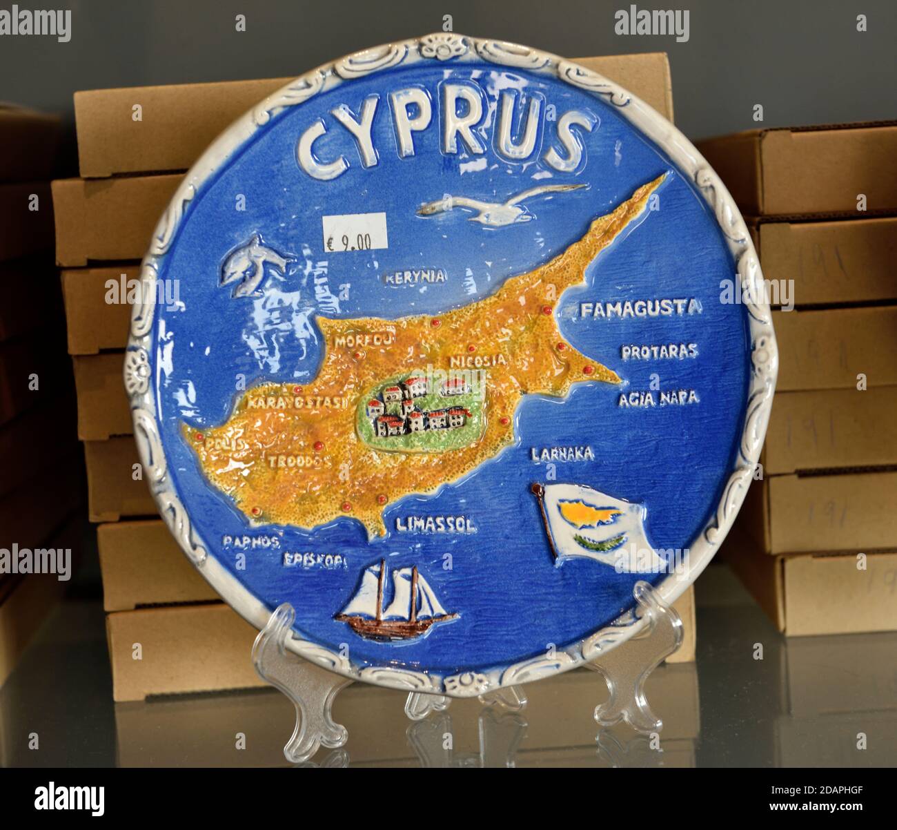 Cyprus map hi-res stock photography and images - Alamy