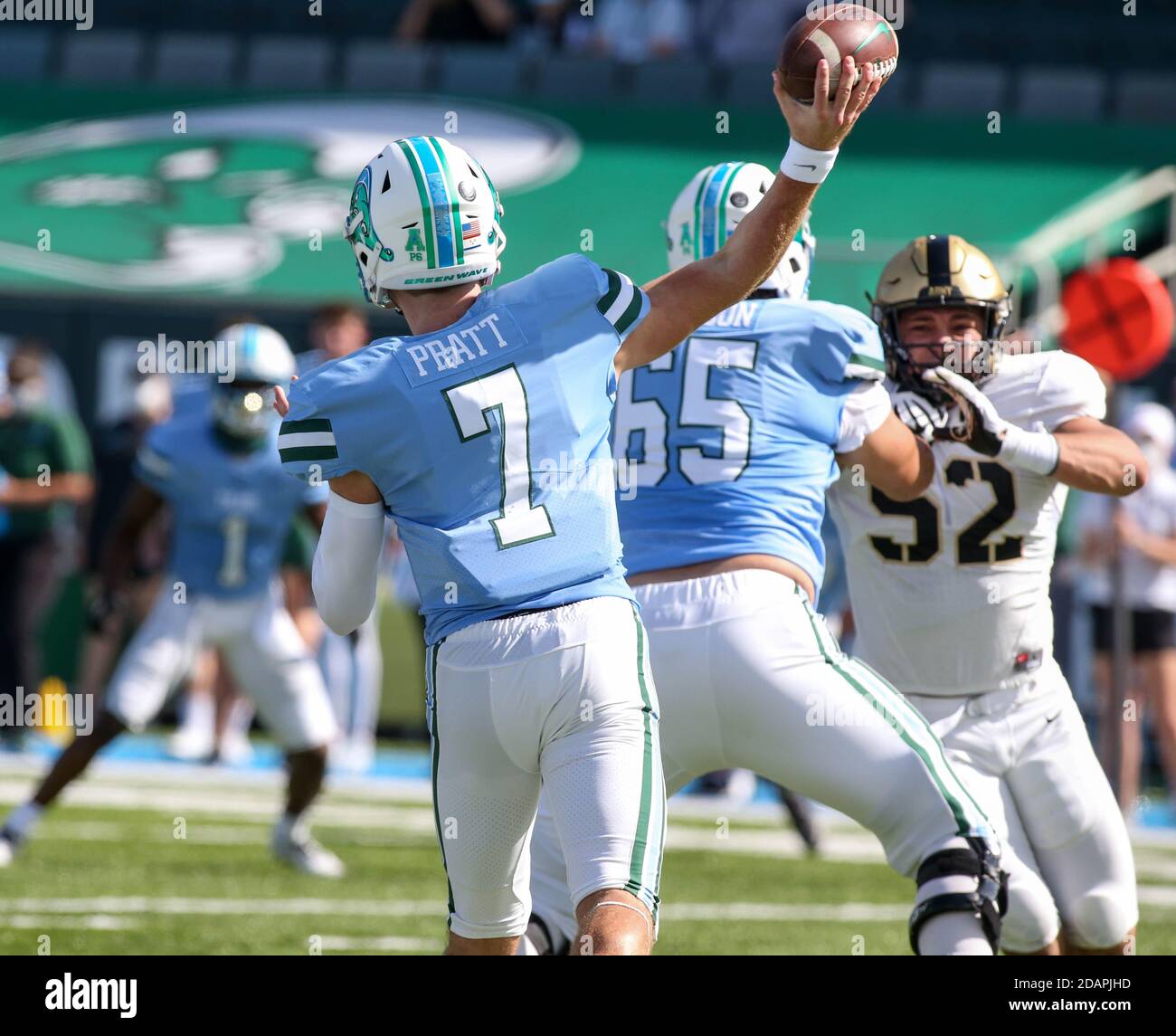New Orleans, LA, USA. 14th Nov, 2020. Tulane quarterback Michael Pratt ...