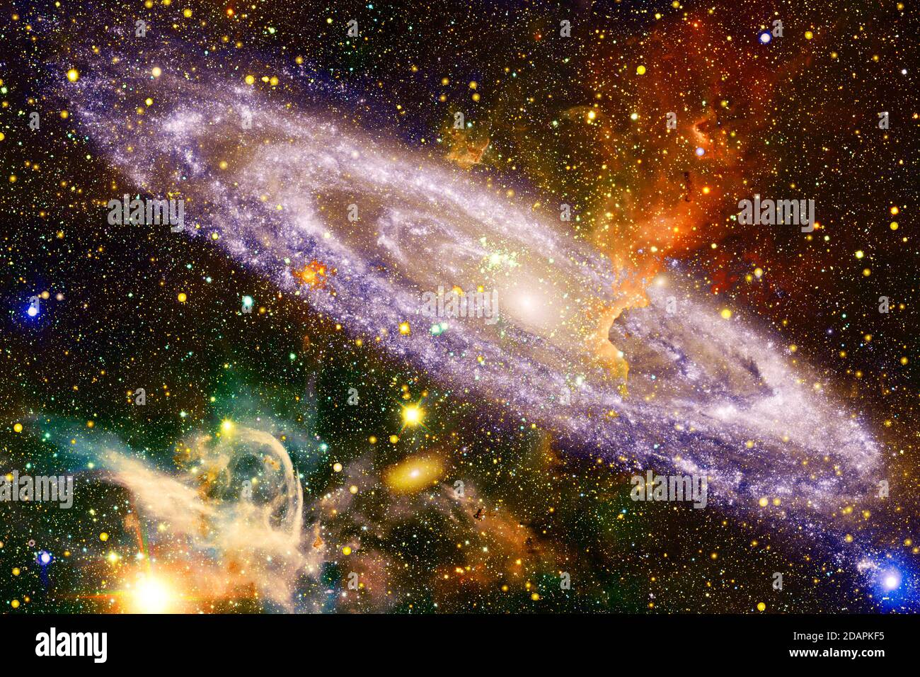 Outer space. Science fiction cosmos. Elements of this image furnished ...