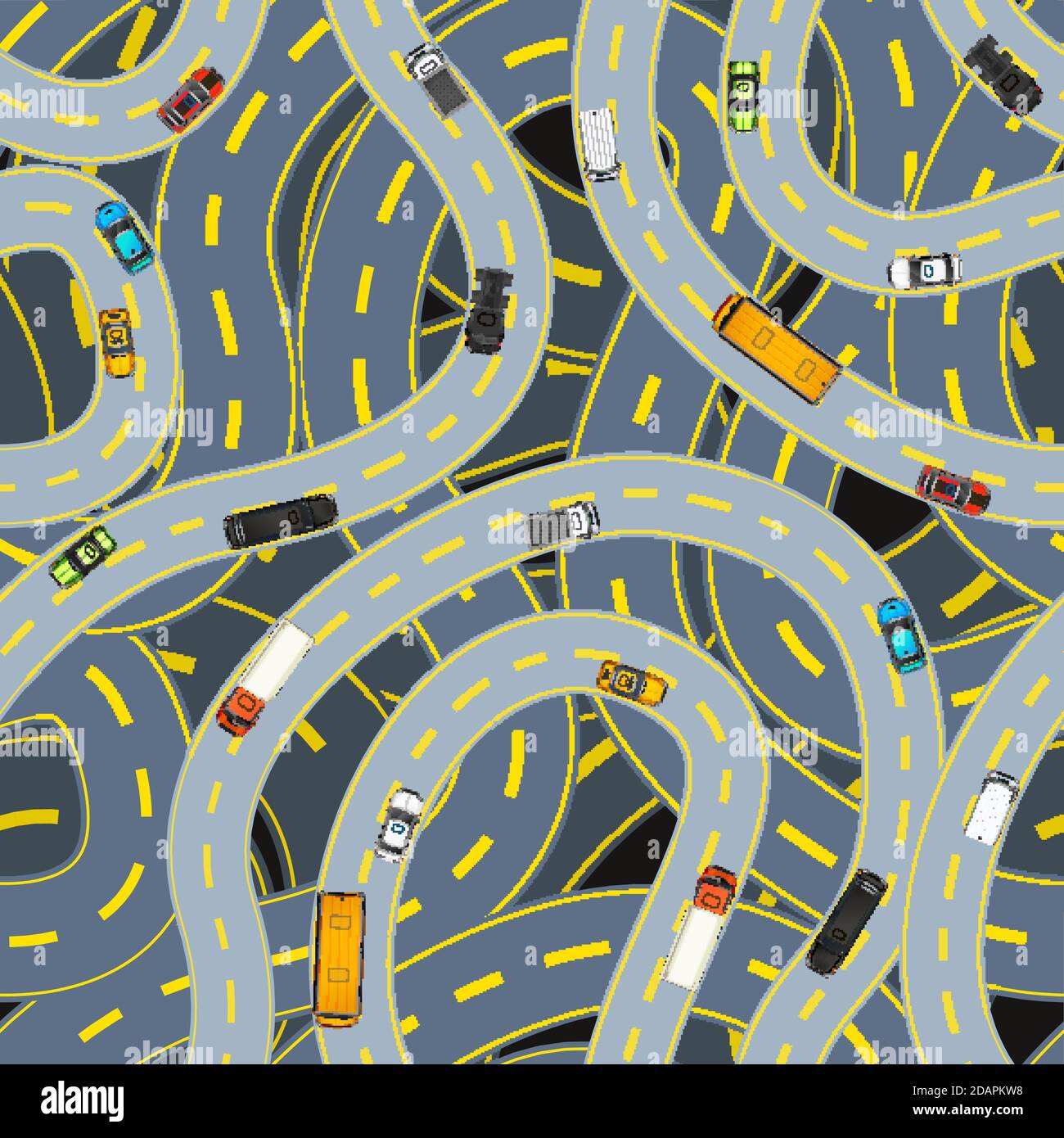 Complicated roads Stock Vector Images - Alamy