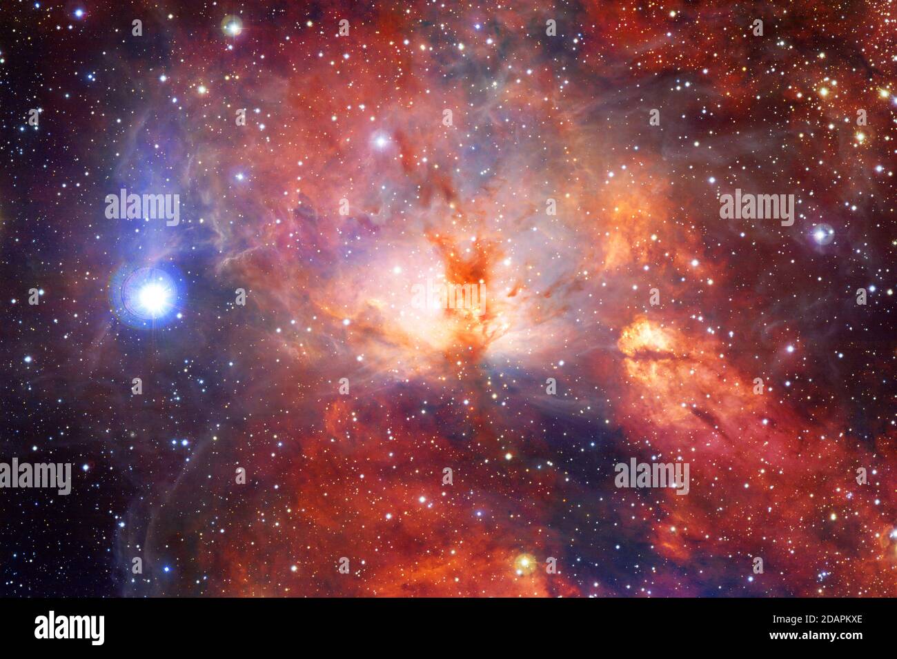 Cluster of stars. Starfield. Nebula. Elements of this image furnished ...