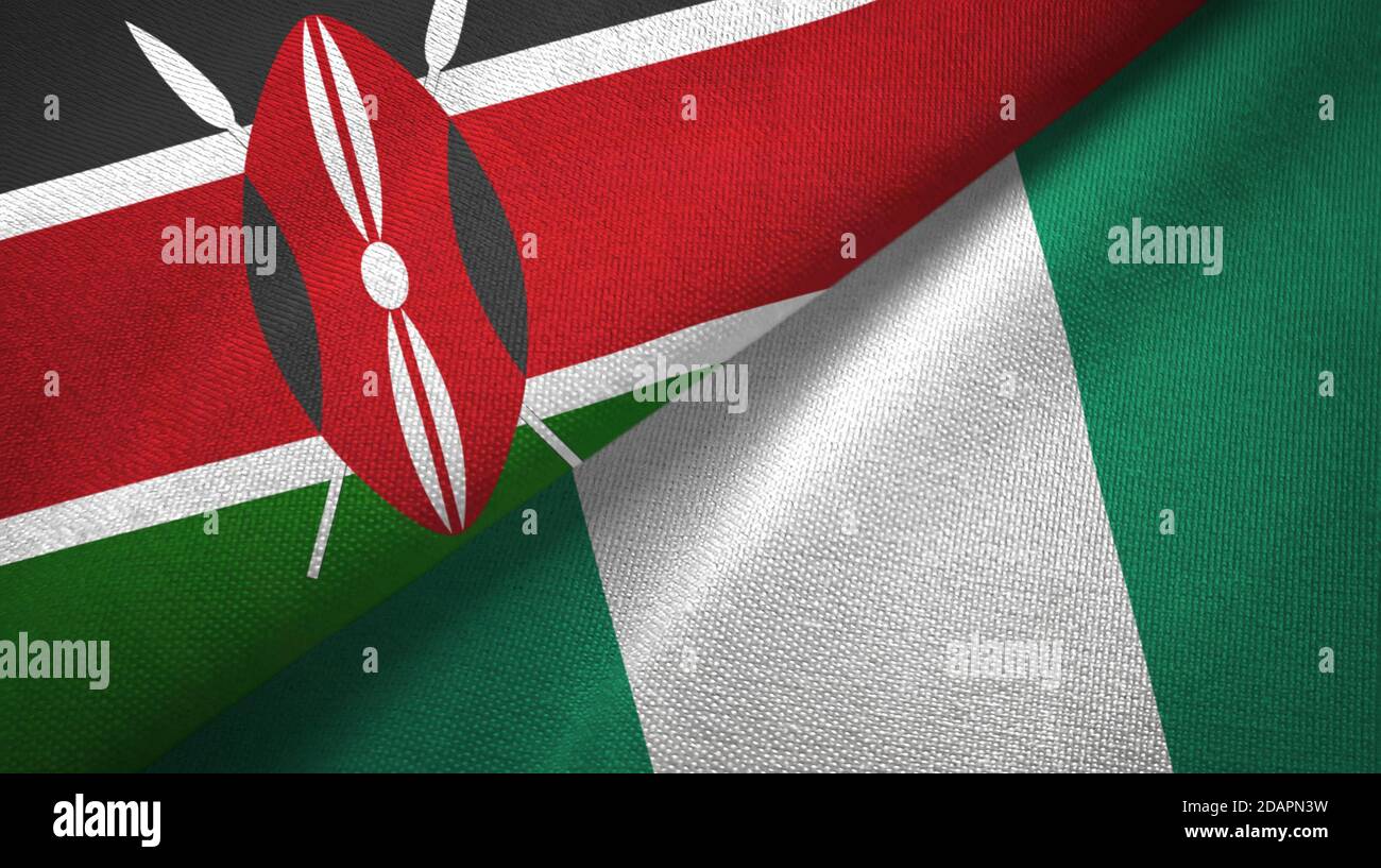 Nigeria kenya flag hi-res stock photography and images - Alamy