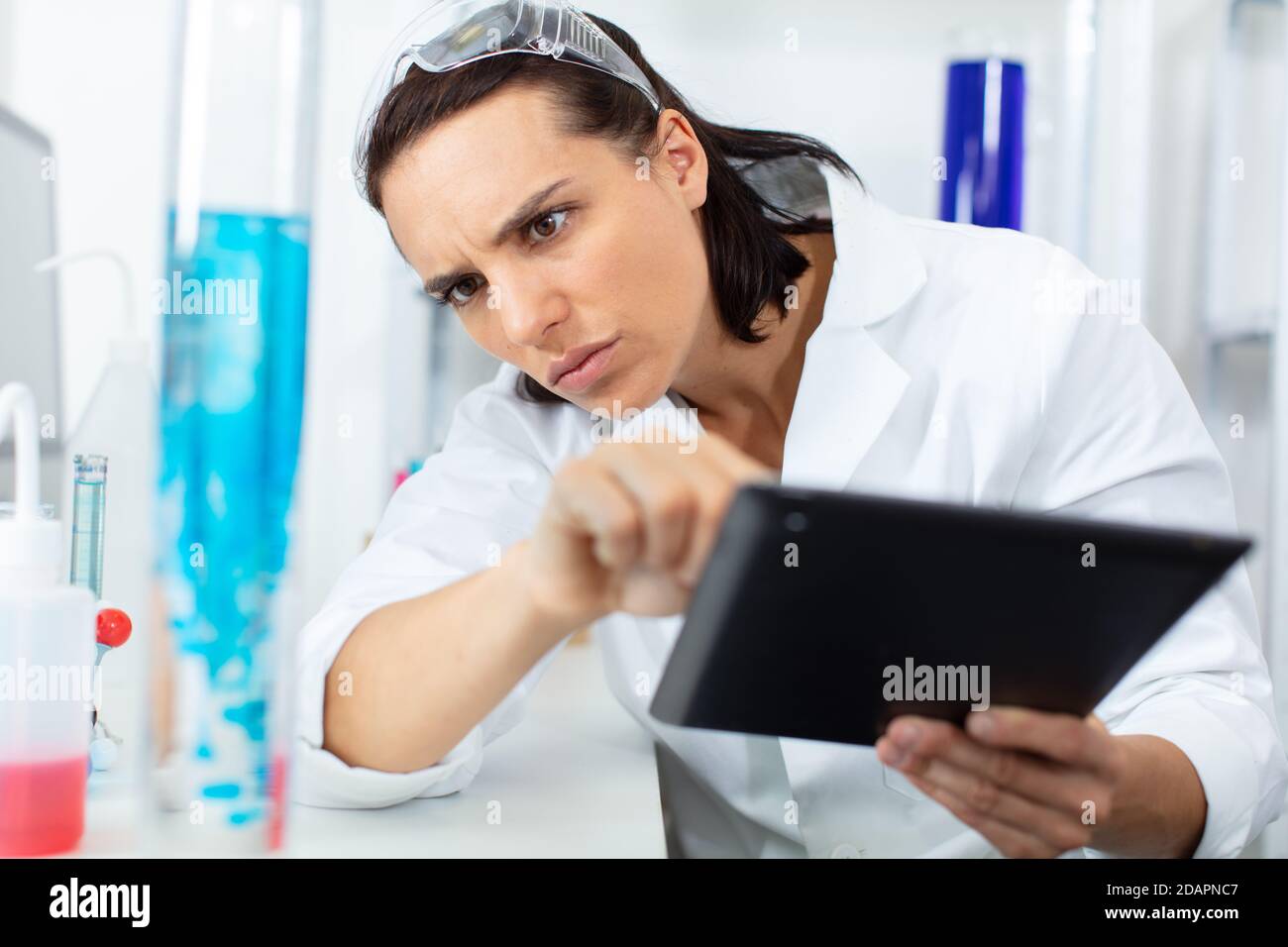 Scientist works in biological hi-res stock photography and images - Alamy