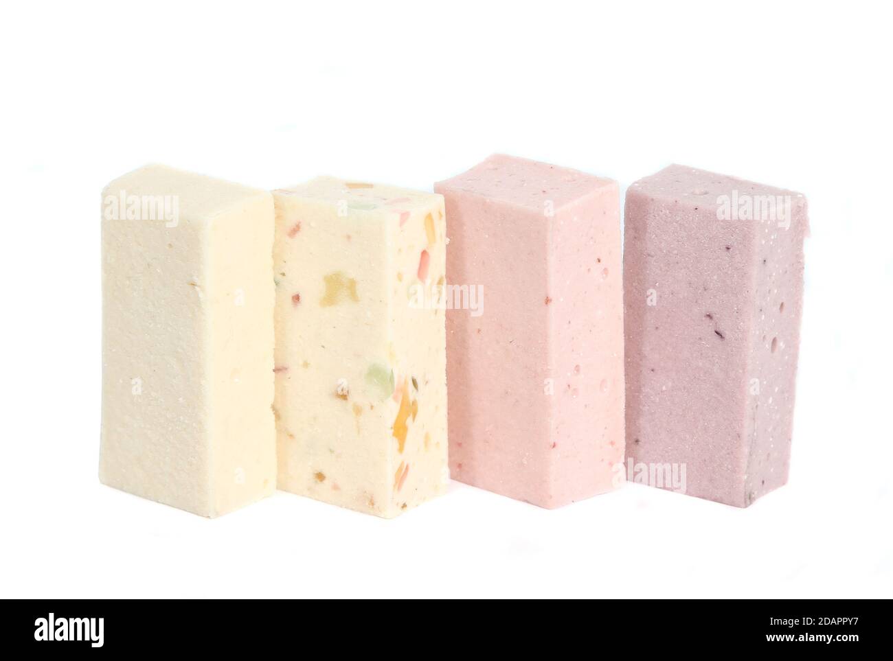 Colorful pastilles isolated on white background Stock Photo - Alamy