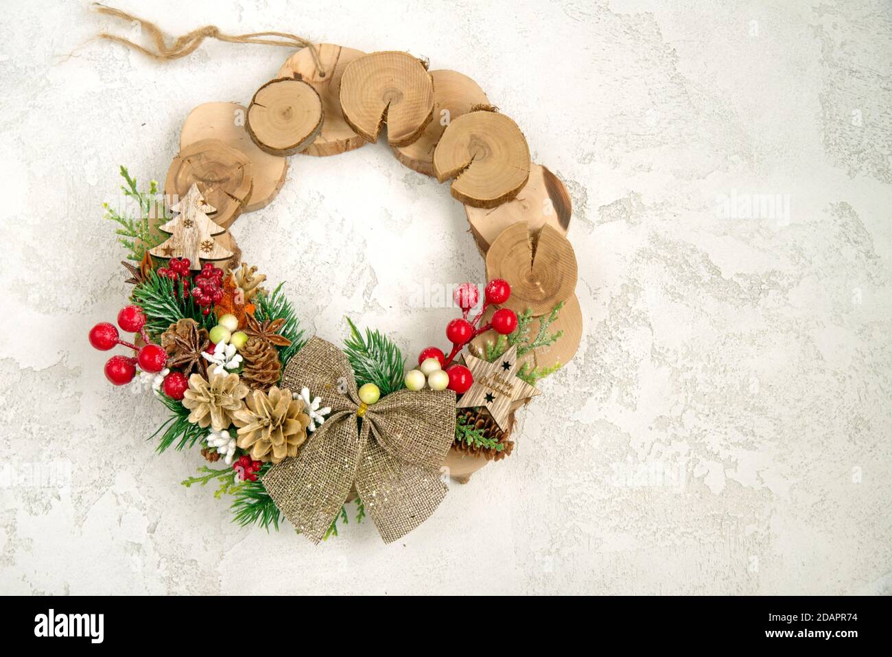 christmas background with christmas decorations 2021 Stock Photo - Alamy