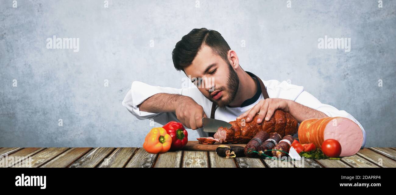 Bearded meat hi-res stock photography and images - Alamy