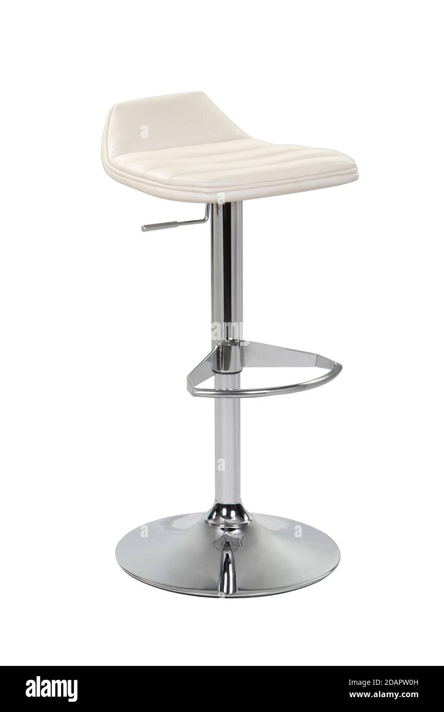 Modern bar chair on a white background Stock Photo - Alamy