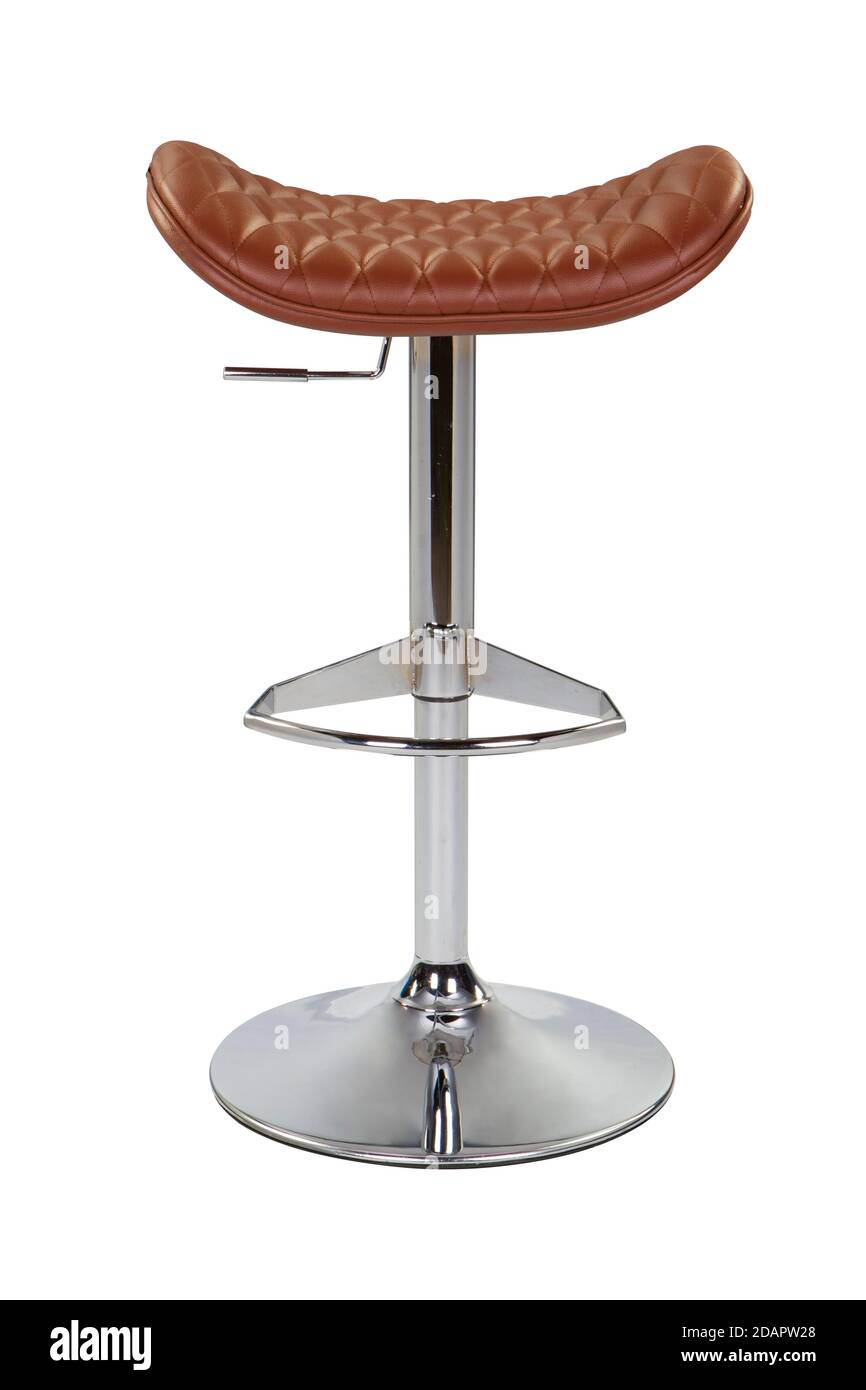 Modern bar chair on a white background Stock Photo - Alamy