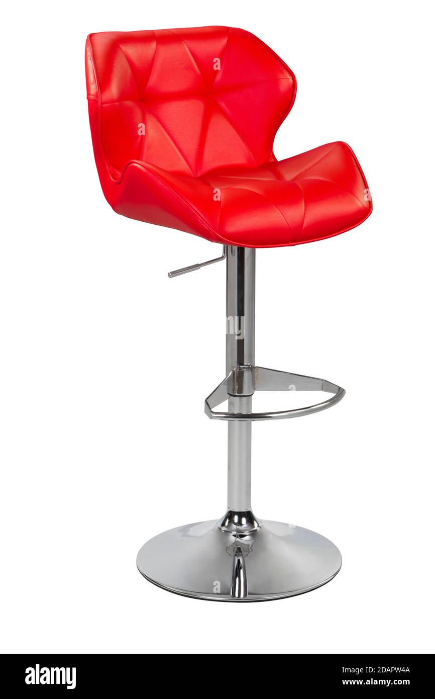 Modern bar chair on a white background Stock Photo - Alamy