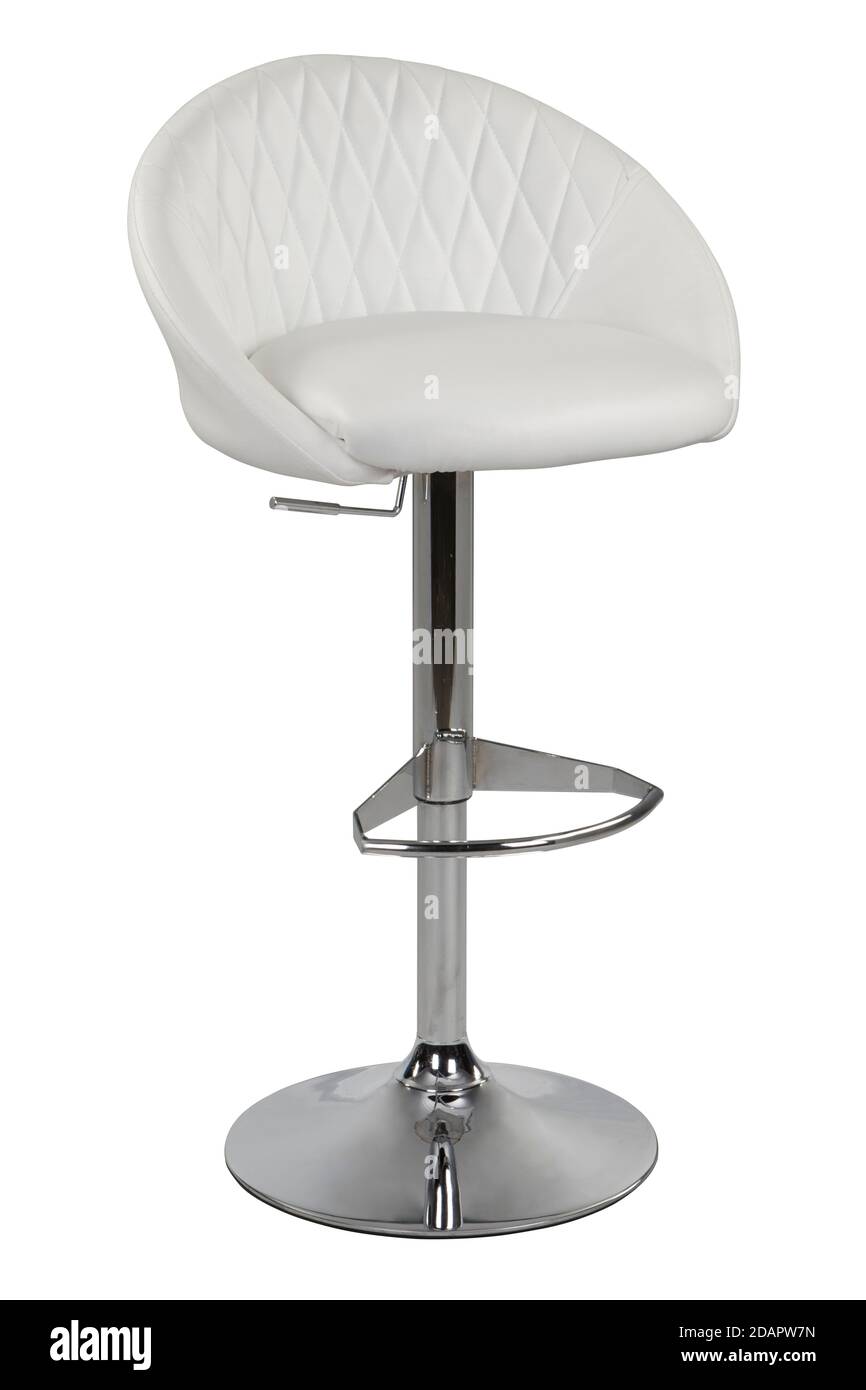 Modern bar chair on a white background Stock Photo - Alamy