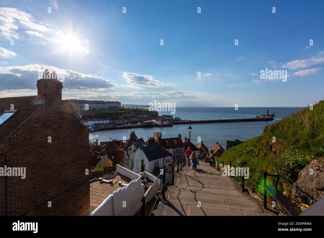199 Steps, Whitby, North Yorkshire, England, UK Stock Photo - Alamy