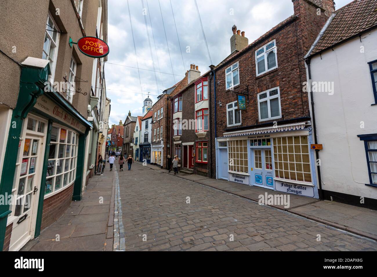 Post Office, Church st, Whitby, North Yorkshire, England, UK Stock ...