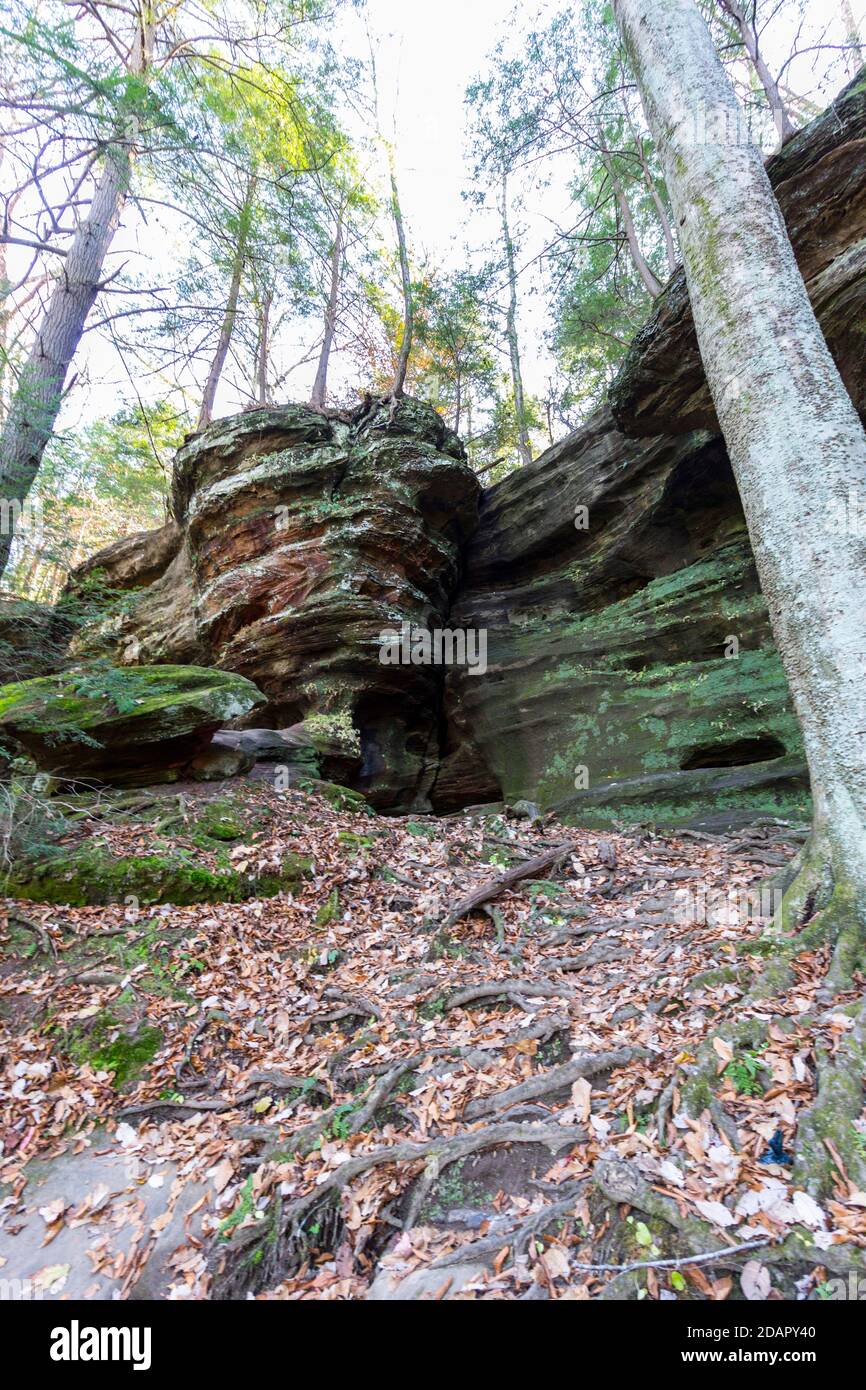 Rockhouse, Hocking Hills State park, Ohio Stock Photo - Alamy