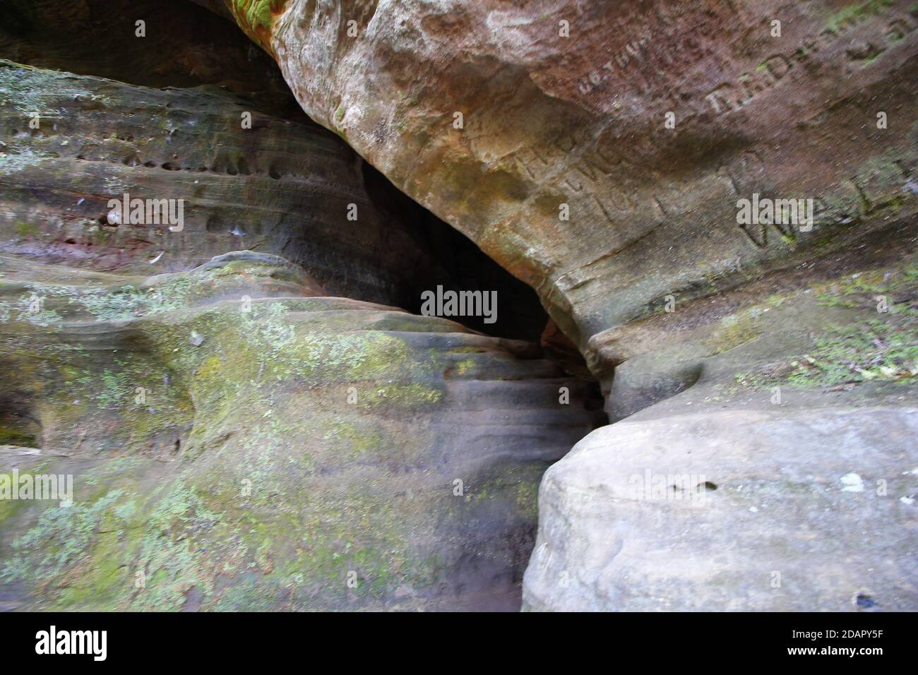 Rockhouse, Hocking Hills State park, Ohio Stock Photo - Alamy