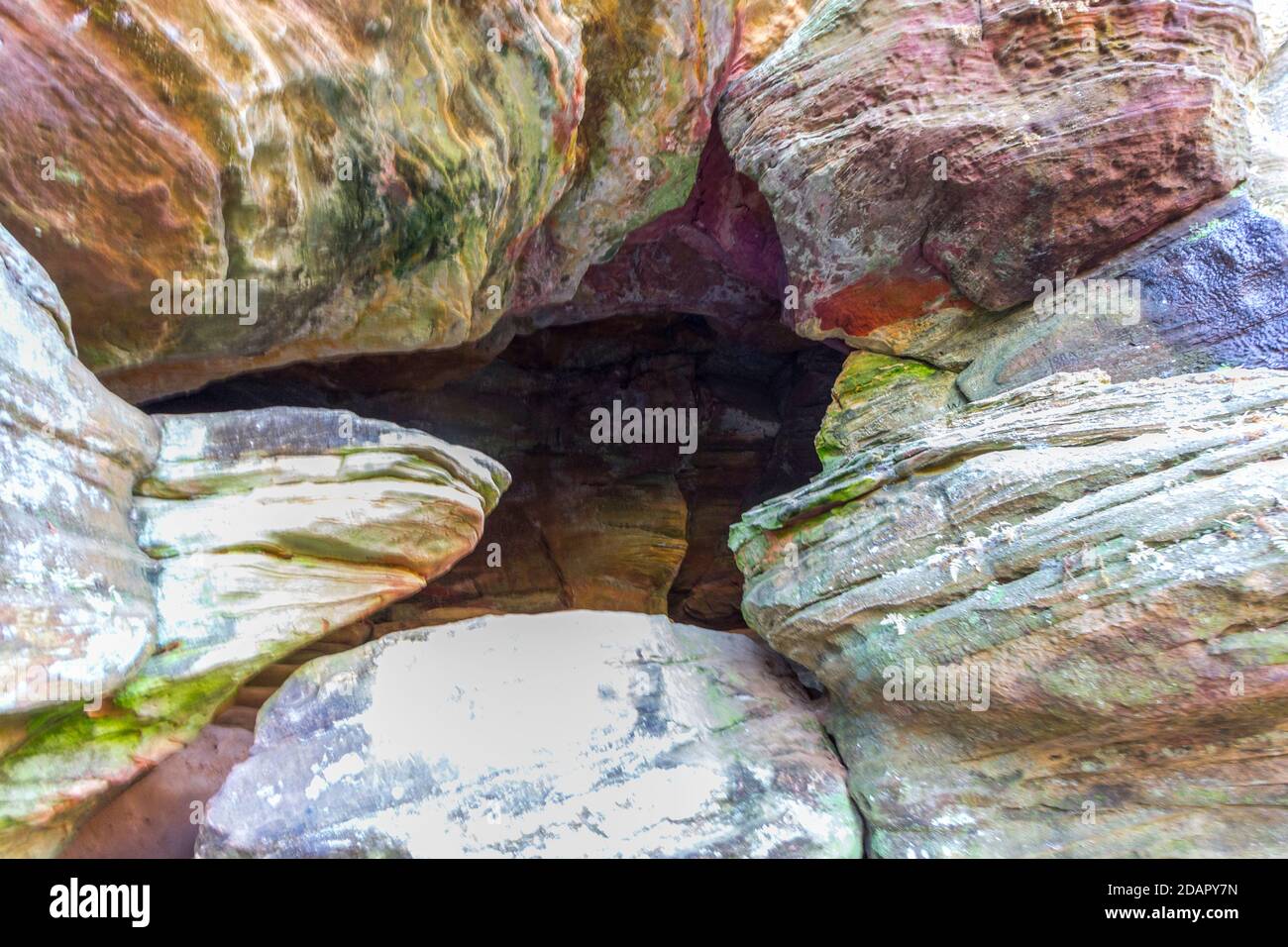 Rockhouse, Hocking Hills State park, Ohio Stock Photo - Alamy