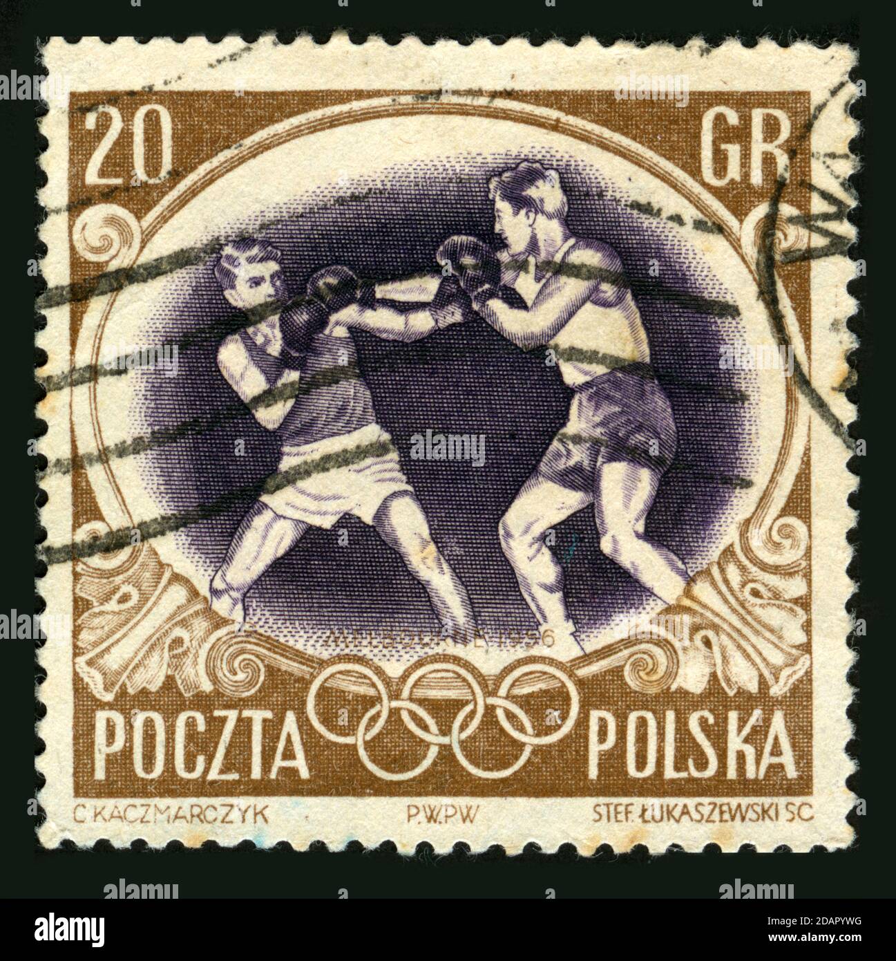 Stamp boxing hi-res stock photography and images - Alamy