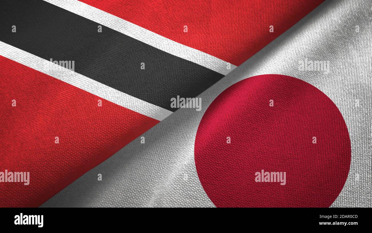 Japan trinidad and tobago flag hi-res stock photography and images - Alamy