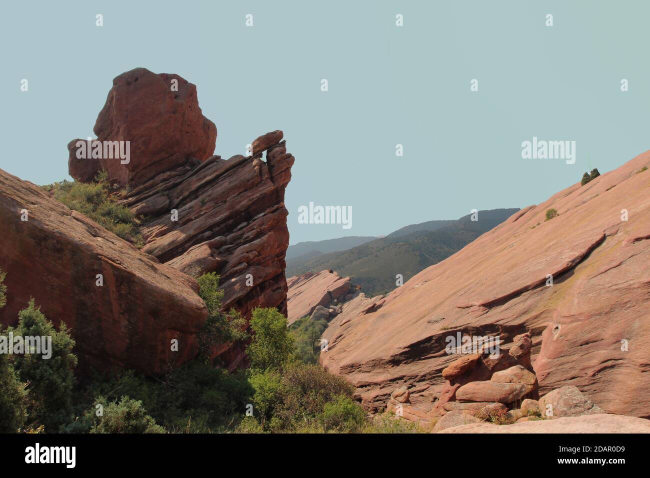 A teapot rock formation on the Trading Post Trail in Red Rock State ...