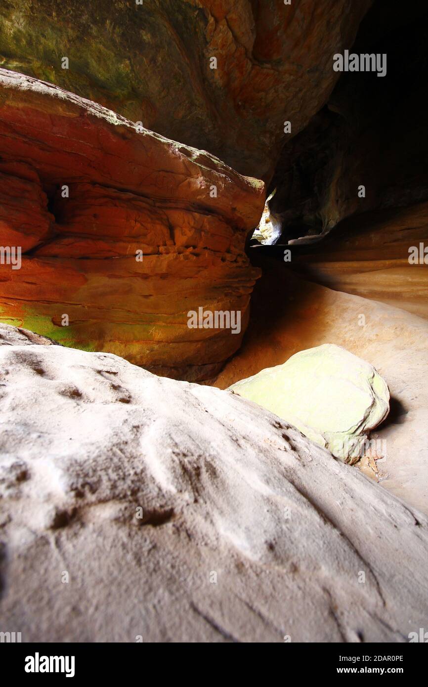 Rockhouse, Hocking Hills State park, Ohio Stock Photo - Alamy