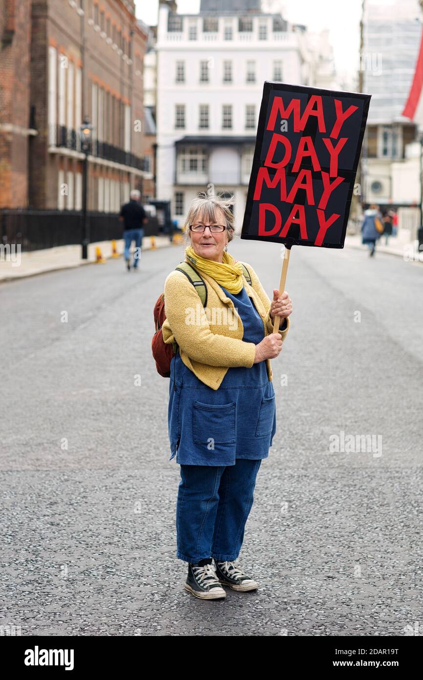 Woman during anti government hi-res stock photography and images - Alamy