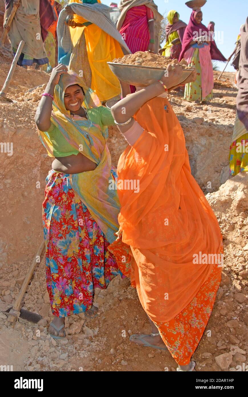 Women workers,Rajasthan, India Stock Photo - Alamy