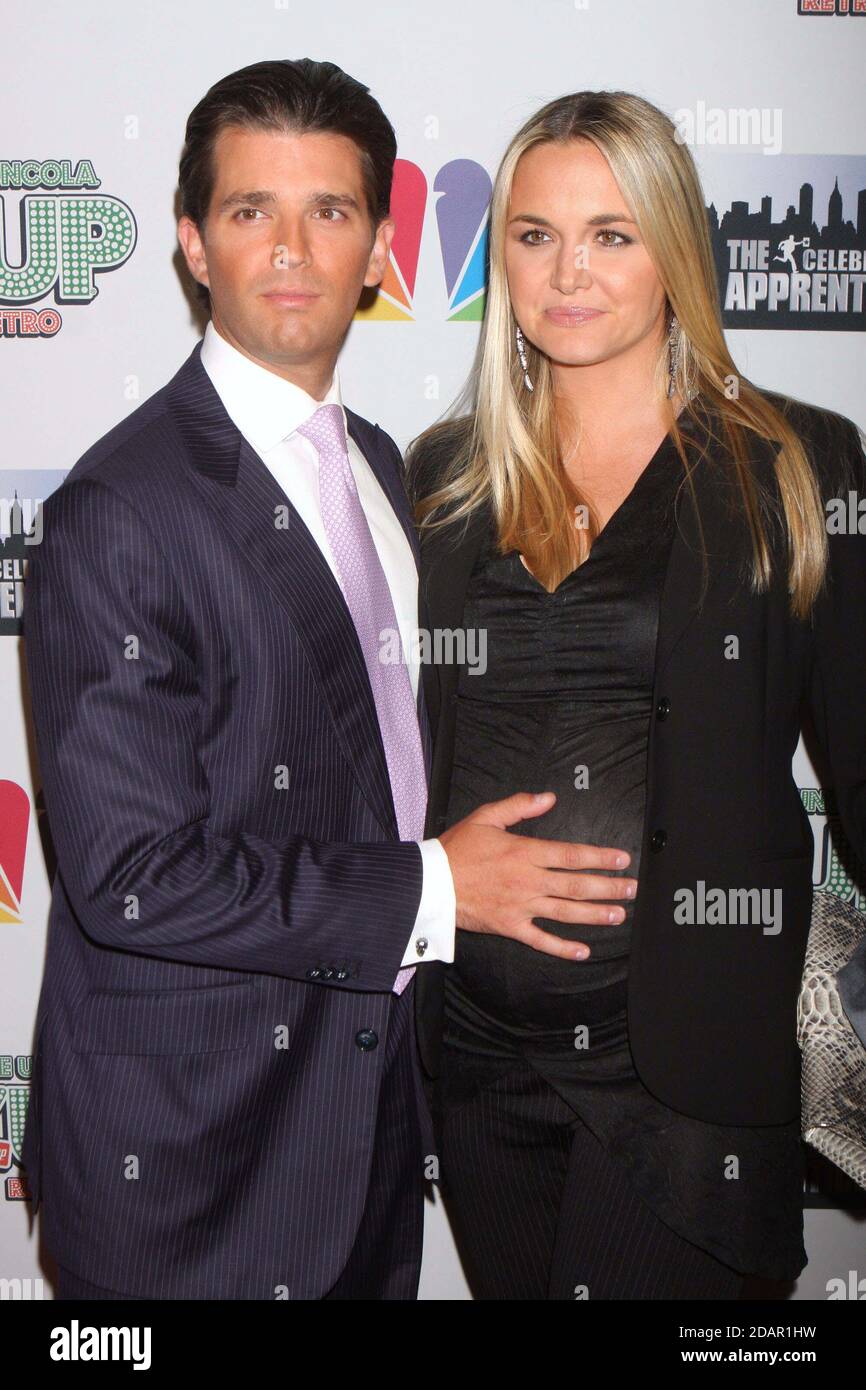 Donald Trump Jr. and wife Vanessa Haydon Trump attend NBC's "The ...